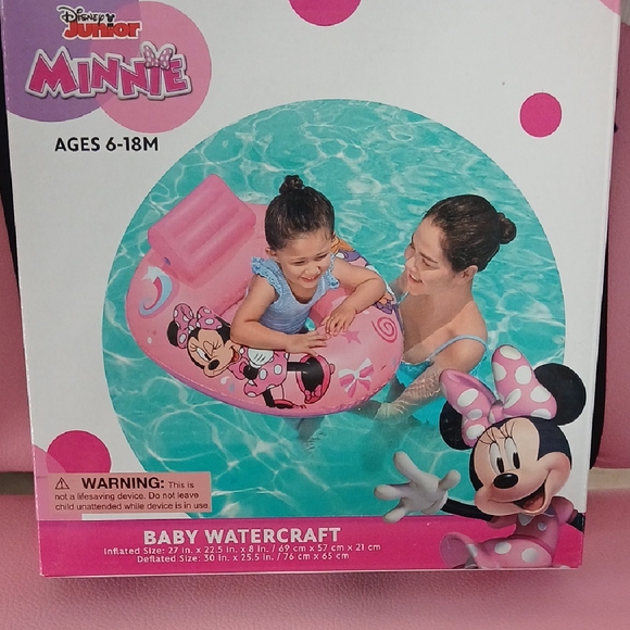 Disney | Swim | Disney Minnie Mouse Pink Baby Swim Float | Poshmark